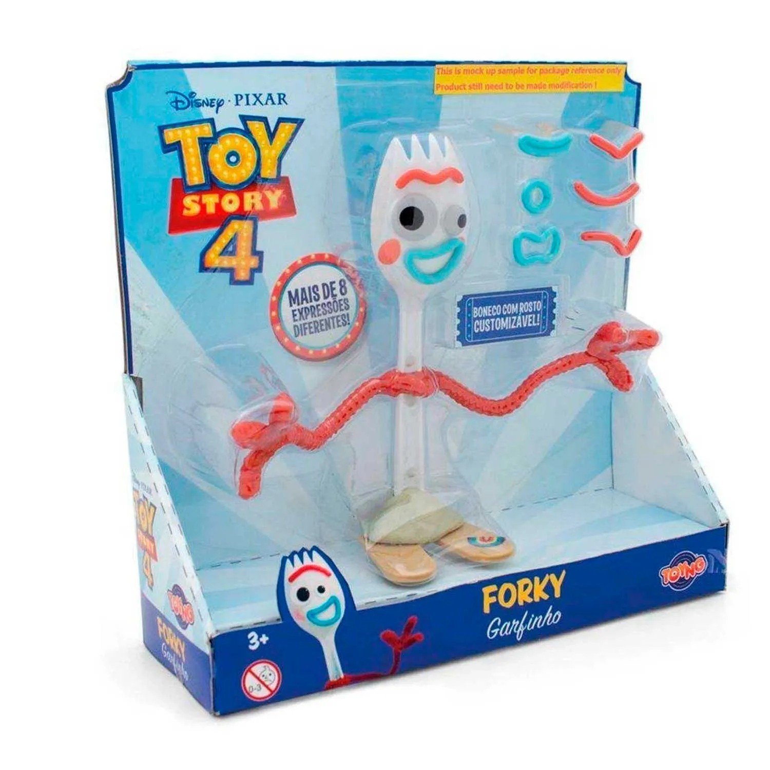 Boneco Garfinho Fork de Montar Toy Store Toyng Ref:38257 3 Anos+ ...