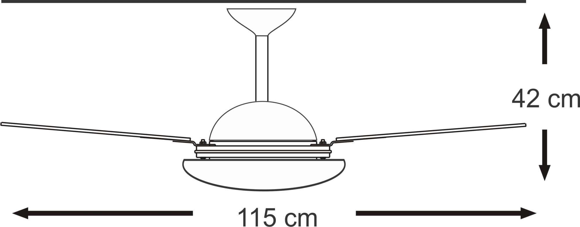 Ventilador de Teto Infinity Premium LED 6000K 4P MDF Branco 220V 1043 ...
