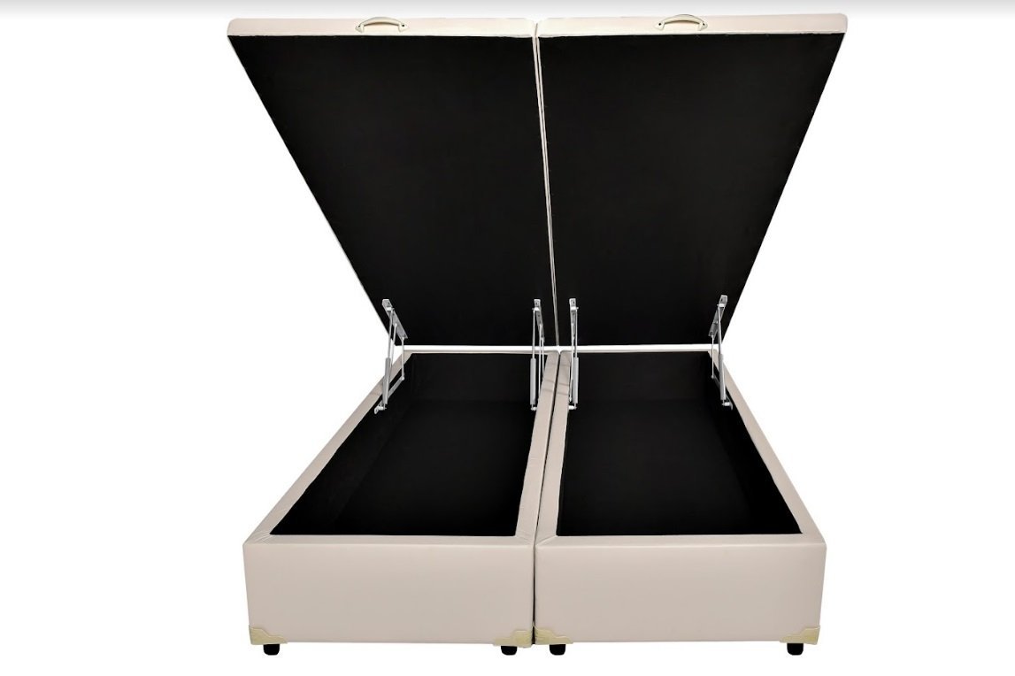 Cama Box Baú King Size + Colchão Ecoflex Molas Ensacadas Adorabile ...