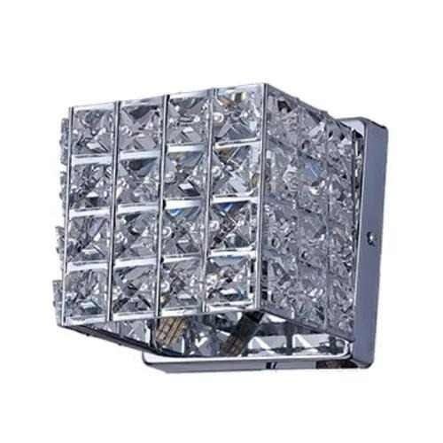 Arandela De Cristal Luxor III Transparente - Prateado - 110V/220V ...