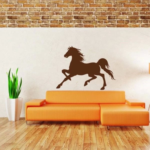 Adesivo de Parede Cavalo em pose | MadeiraMadeira
