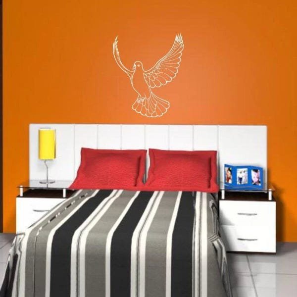 Adesivo de Parede Pombo - Médio 65x80cm | MadeiraMadeira
