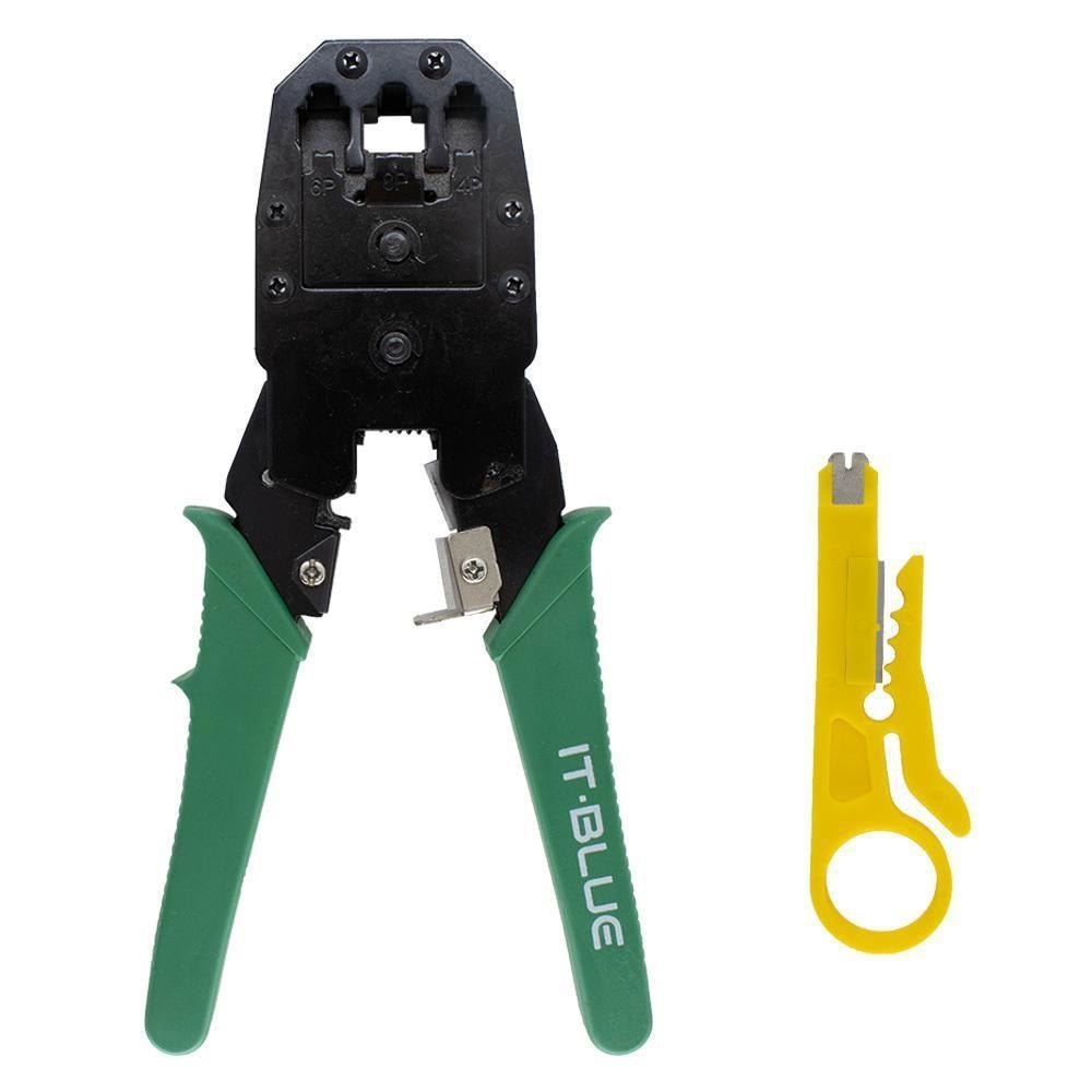 Alicate De Crimpar Rj45 Rj11 Rj12 It-Blue Le-1940 | MadeiraMadeira
