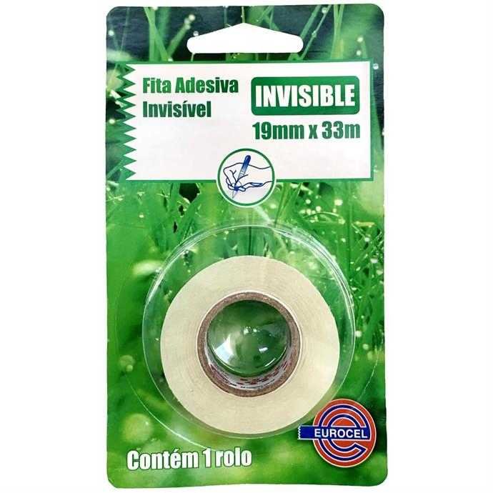 FITA ADESIVA MAGICA INVISIVEL 19MMX33M EUROCEL | MadeiraMadeira