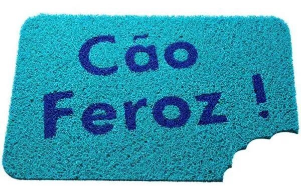 Capacho Cão Feroz! - Capacho com Arte | MadeiraMadeira