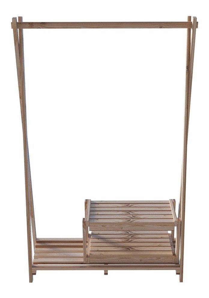 Cabideiro Madeira Para Chão Decorativo Multiuso Technox | MadeiraMadeira