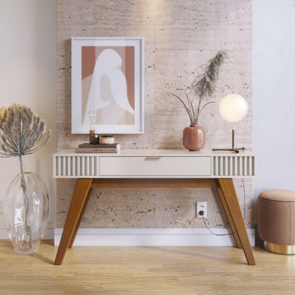 Aparador Colibri Riviera Com 1 Gaveta Off White | MadeiraMadeira