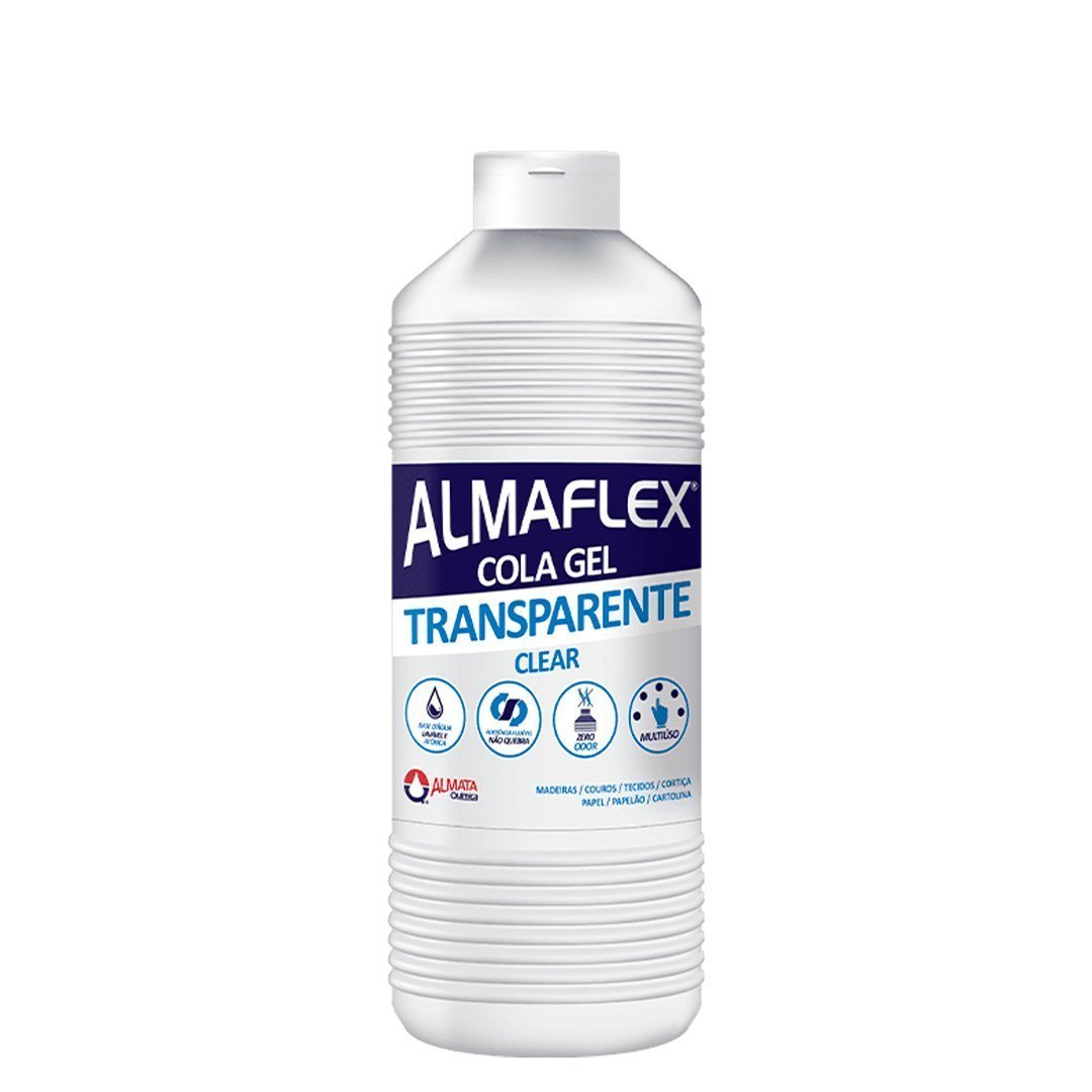 Cola Gel Transparente Multiuso Almaflex 1KG | MadeiraMadeira