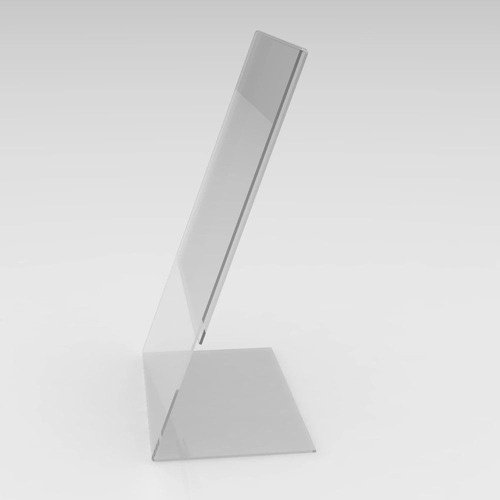 Display De Pvc Tipo L A5 Vertical (15x21cm) 2 Peças | MadeiraMadeira