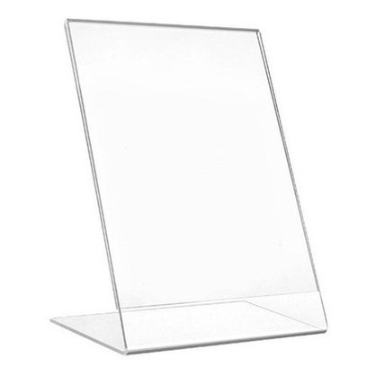 Display De Pvc Tipo L A5 Vertical (15x21cm) 2 Peças | MadeiraMadeira