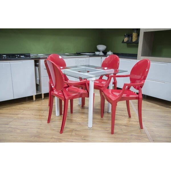 Kit 4 Cadeiras Wind Plus Uz | MadeiraMadeira