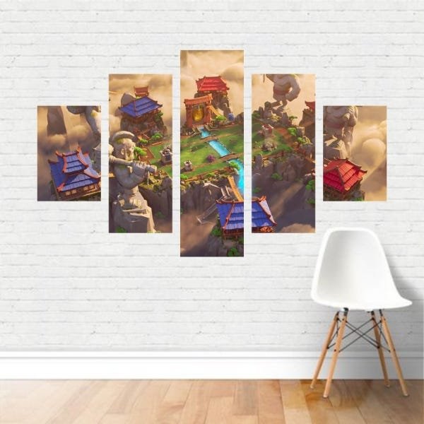 Quadro em tela Canvas Clash Royale Game Batalha 110x65 | MadeiraMadeira