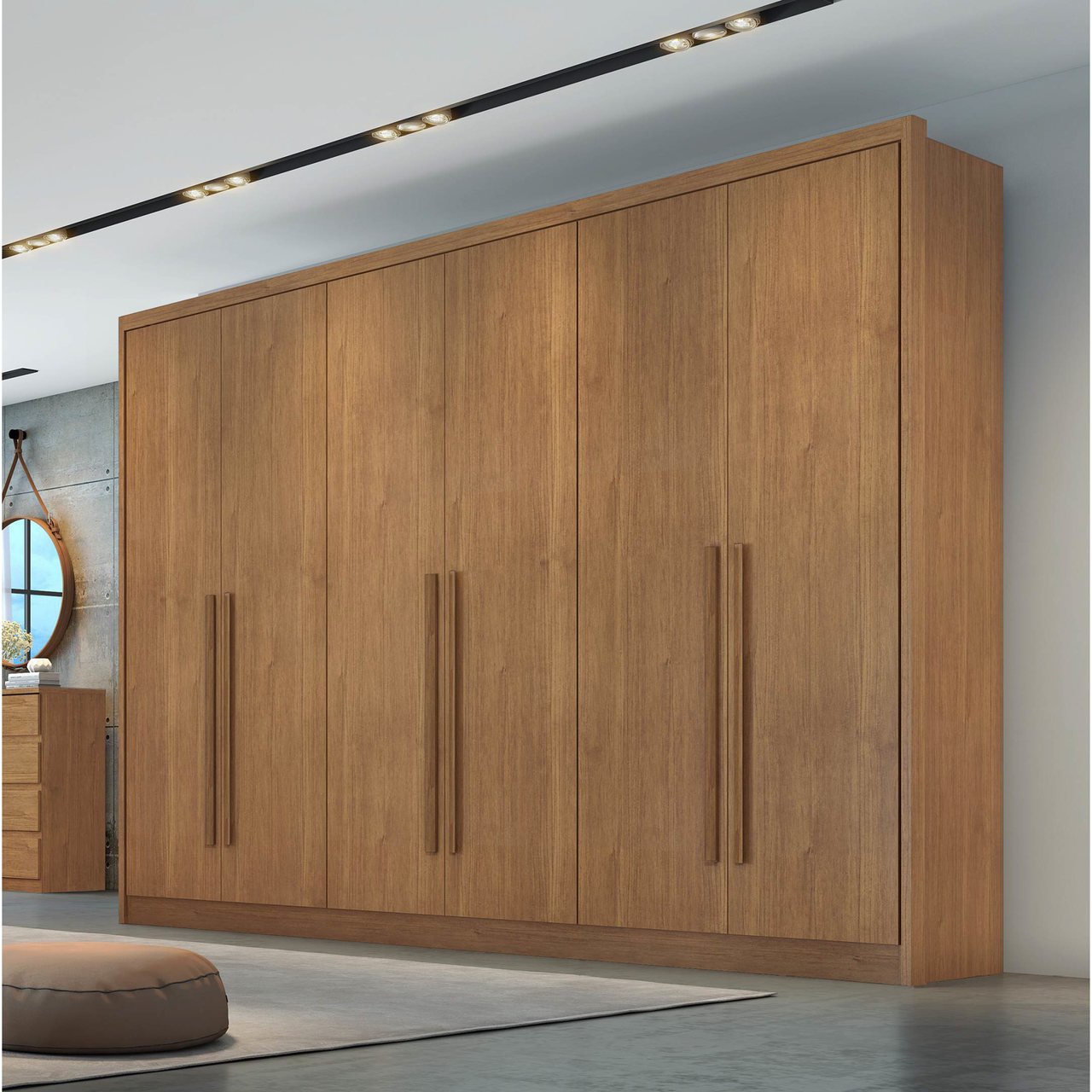 Guarda Roupa Casal com 06 Portas e 06 Gavetas Robust Plus Novo ...