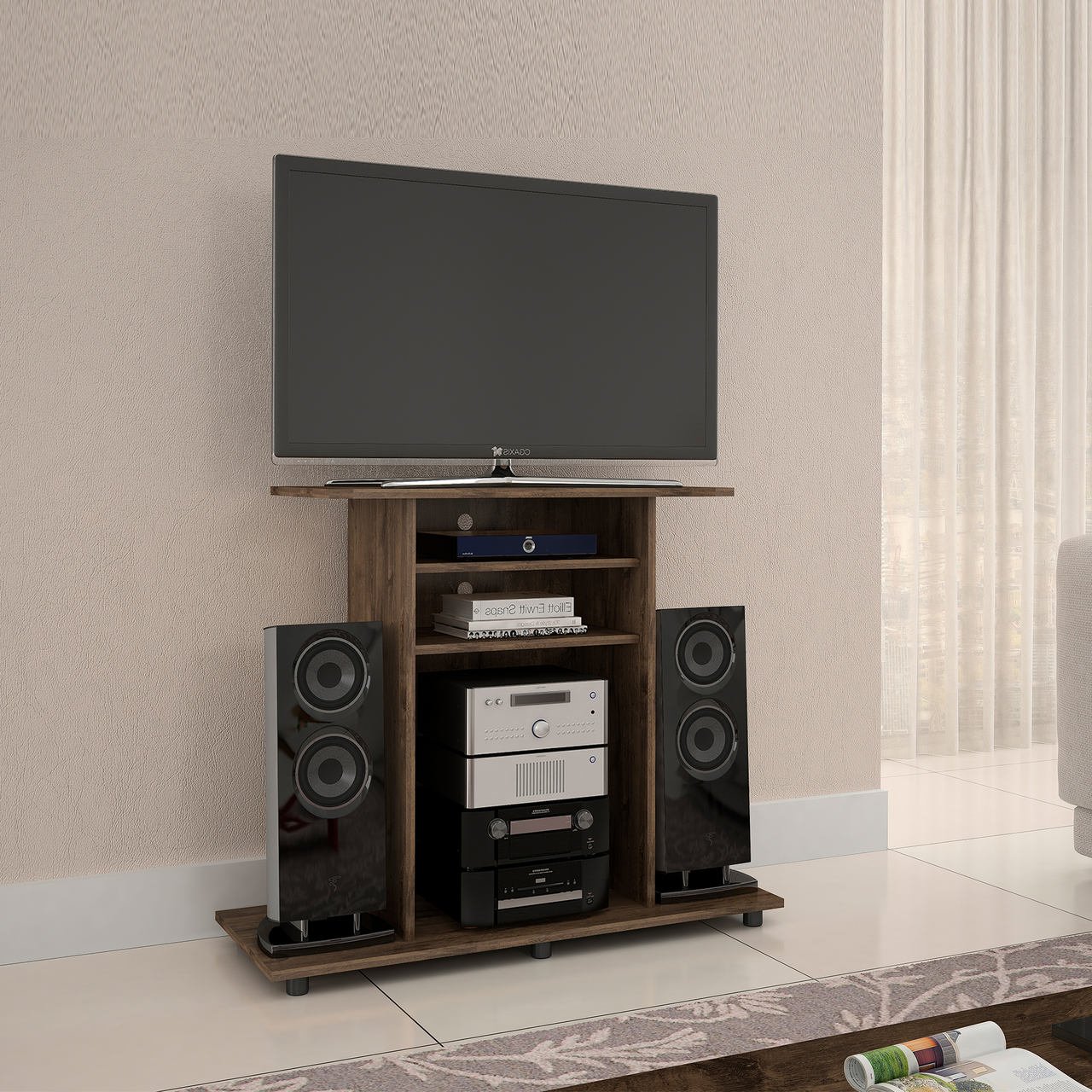 Rack para TV de até 32 Polegadas Cipó JCM Movelaria Cacau Jcm ...