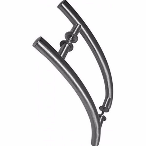 Alça Dupla Vesfer 3081 1 x 60cm Alumínio Escovado | MadeiraMadeira