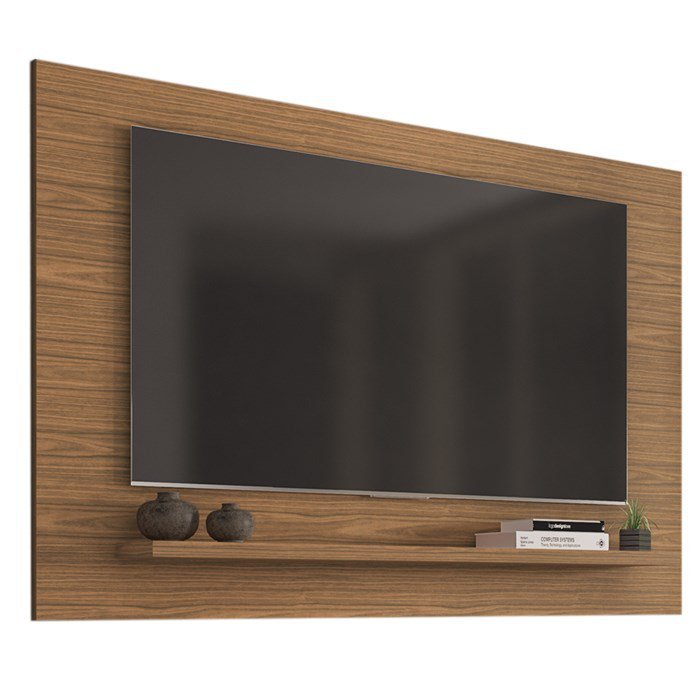 Painel Para Sala Tv 50 Polegadas 088163 Noce DCASA | MadeiraMadeira