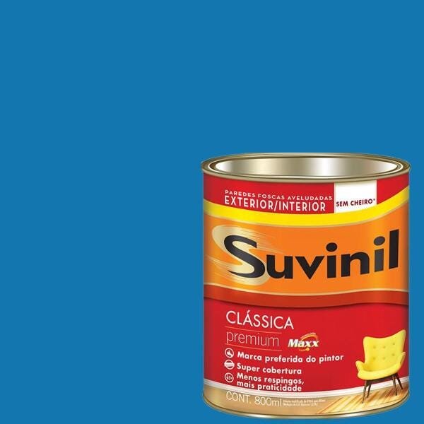 Tinta Látex Fosca Suvinil Arara-azul 900ml | MadeiraMadeira