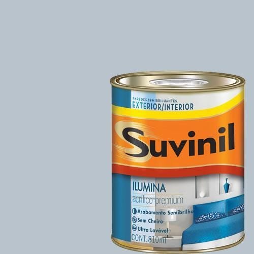Tinta Acrilica Semi Brilho Premium Suvinil Luz da Lua 900ml ...