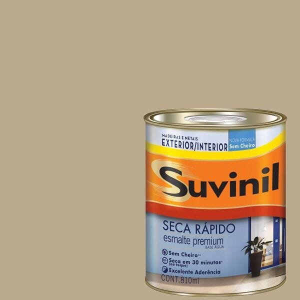 Tinta Esmalte Base Água Brilhante Suvinil Tico-tico 900ml | MadeiraMadeira