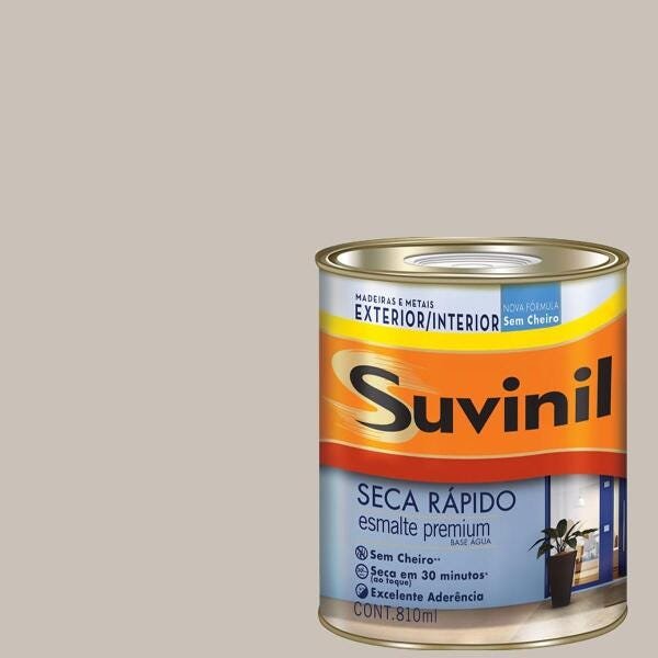 Tinta Esmalte Base Água Brilhante Suvinil Andiroba 900ml | MadeiraMadeira