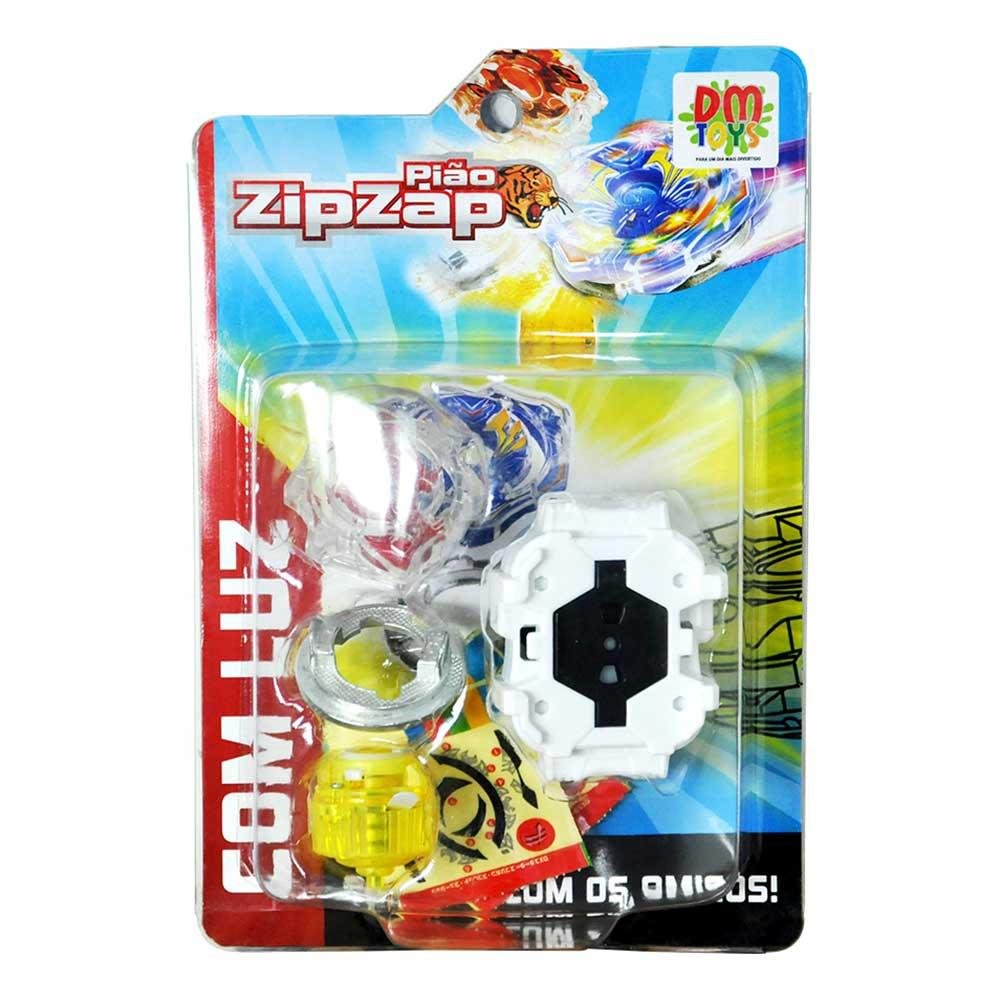 Lançador e Pião de Batalha - Zip Zap com Luz - Sortido - DM Toys ...