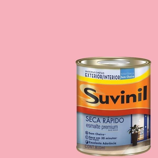 Tinta Esmalte Base Água Brilhante Suvinil Bicho-de-pé 900ml ...