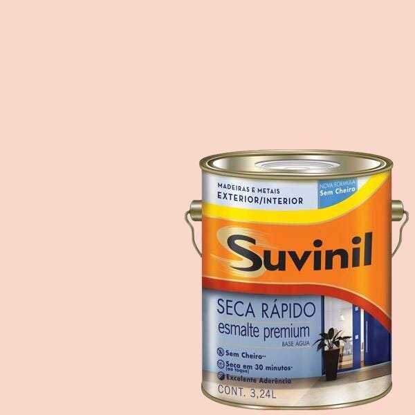 Tinta Esmalte Base Água Brilhante Suvinil Milk-shake 3,6lts ...