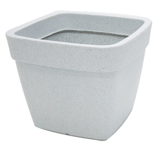 Vaso Romano em Polietileno Mármore 38 cm BASIC | MadeiraMadeira