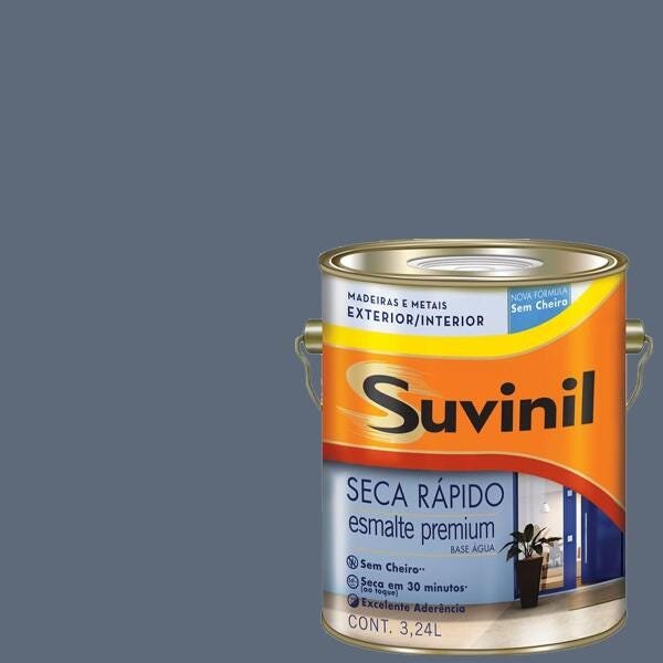 Tinta Esmalte Base Água Brilhante Suvinil Baleia-azul 3,6lts ...