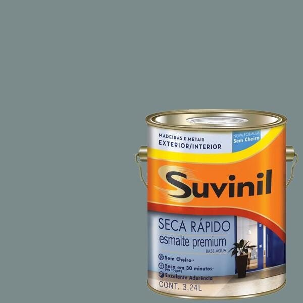 Tinta Esmalte Base Água Brilhante Suvinil Granito 3,6lts | MadeiraMadeira