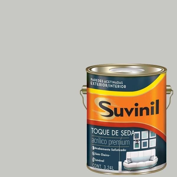 Tinta Acrílica Acetinada Suvinil Tempestade no Mar 3,6lts | MadeiraMadeira