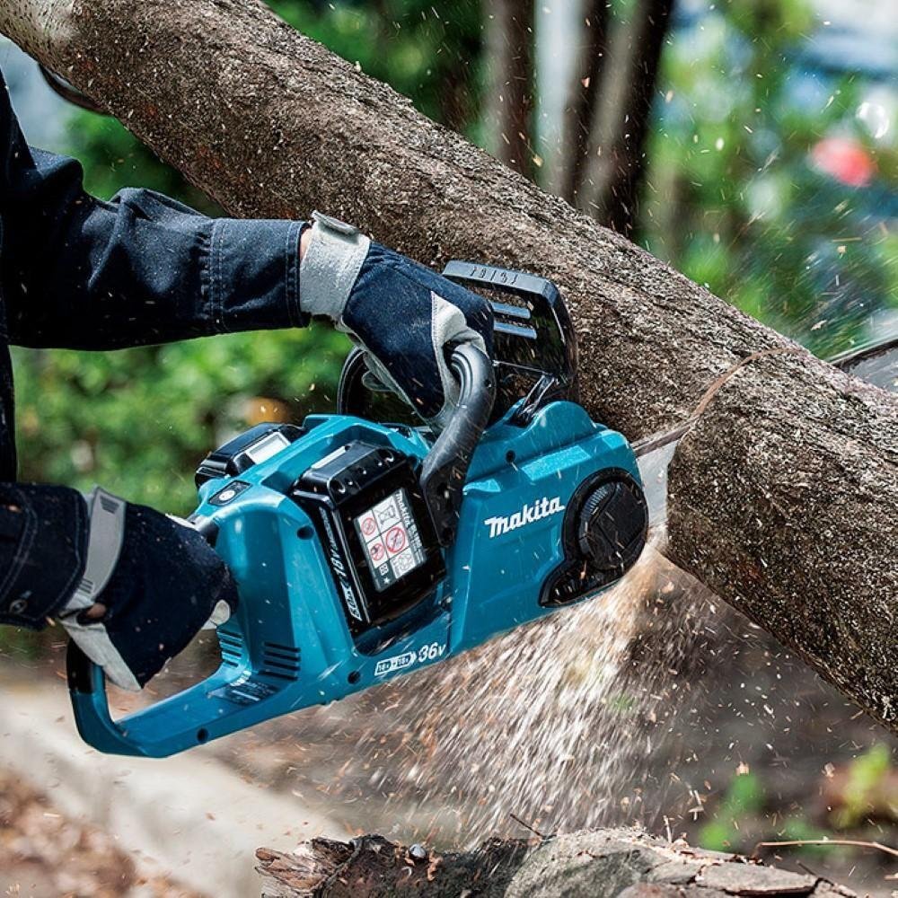 Motoserra a Bateria 36v Lxt 30cc sem Fio com Sabre Corrente e Protetor Makita | MadeiraMadeira