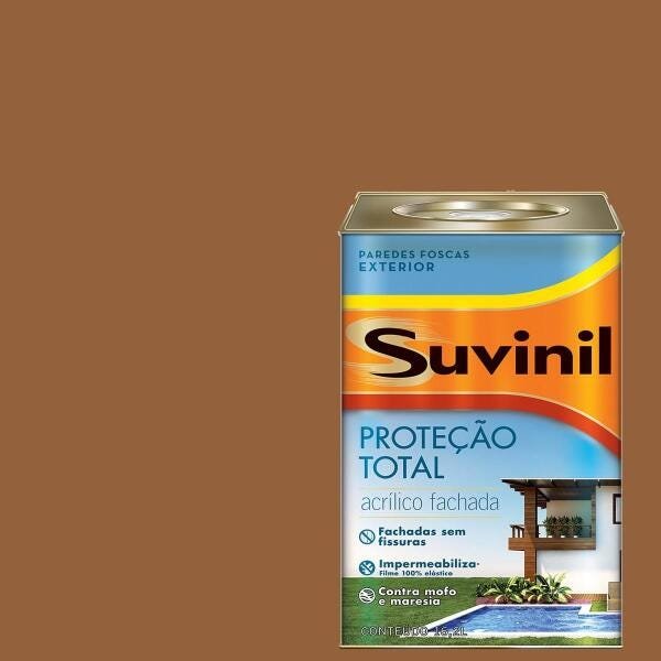 Tinta Emborrachada Suvinil Marrom Conhaque 18lts | MadeiraMadeira