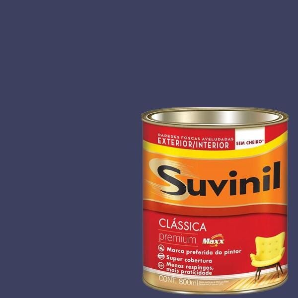 Tinta Látex Fosca Suvinil Índigo Blue 900ml | MadeiraMadeira