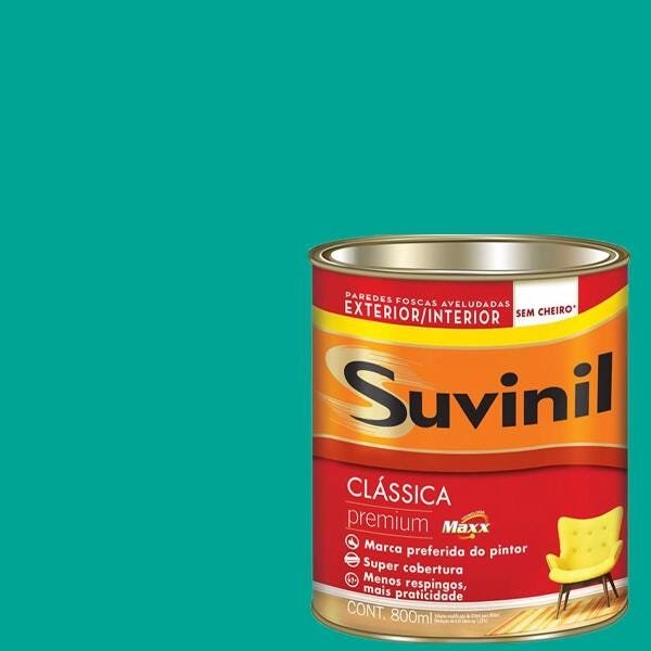 Tinta Látex Fosca Suvinil Verde-ousadia 900ml | MadeiraMadeira