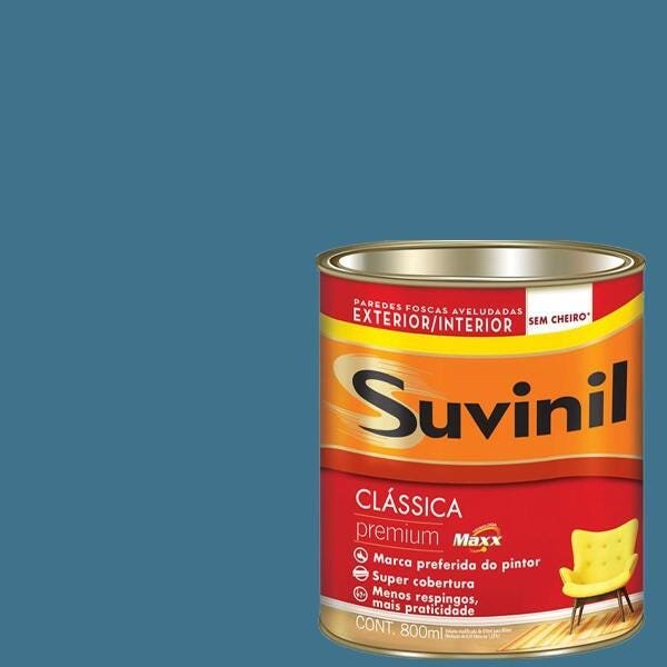 Tinta Látex Fosca Suvinil Azul-infinito 900ml | MadeiraMadeira