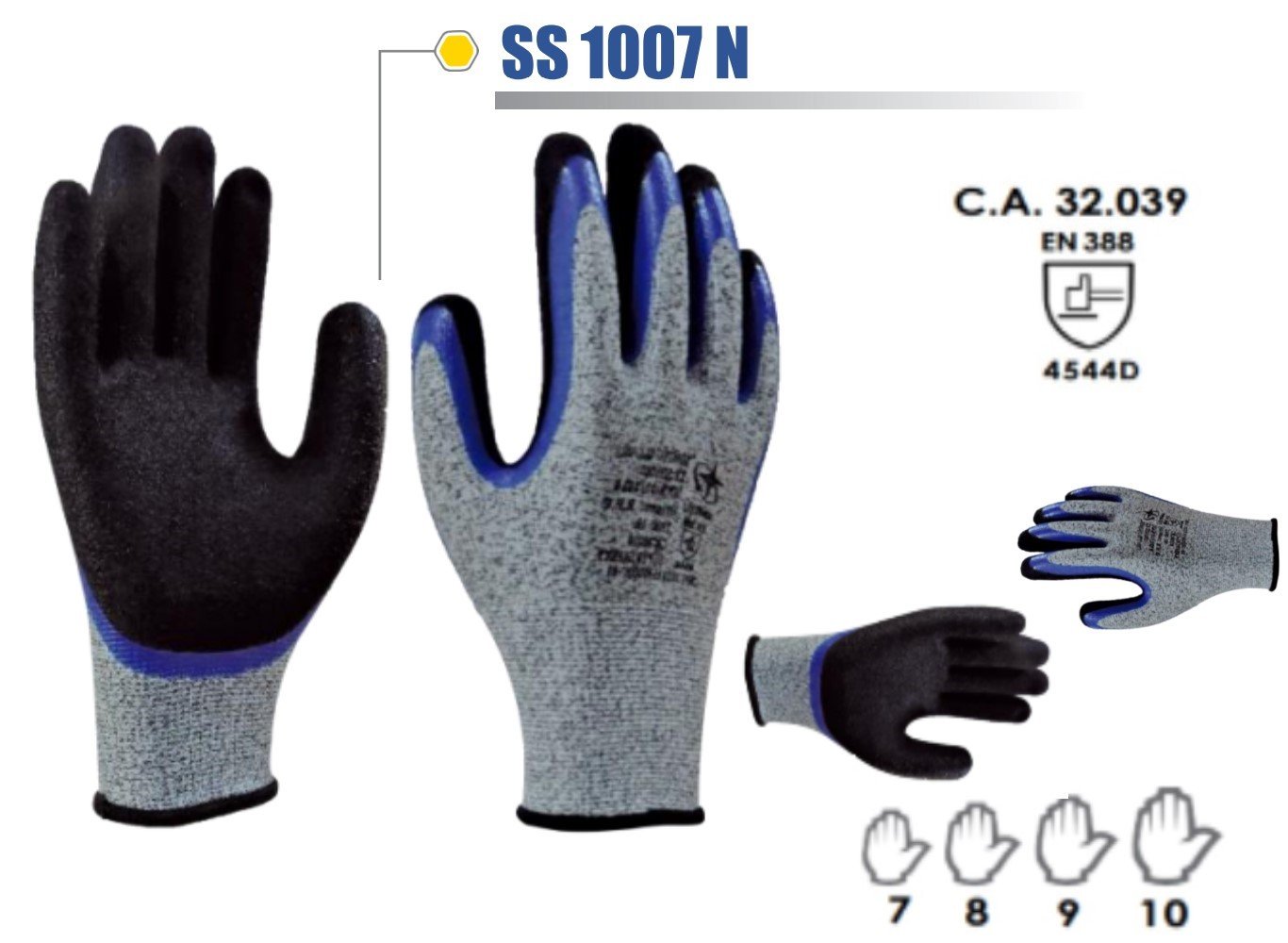 Luva Para Corte Ss1007-n Ca 32039 Anticorte Super Safety | MadeiraMadeira