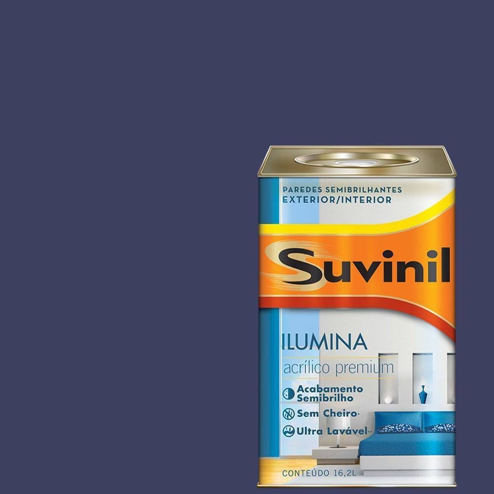 Tinta Acrílica Semi Brilho Suvinil Índigo Blue 18Lts | MadeiraMadeira
