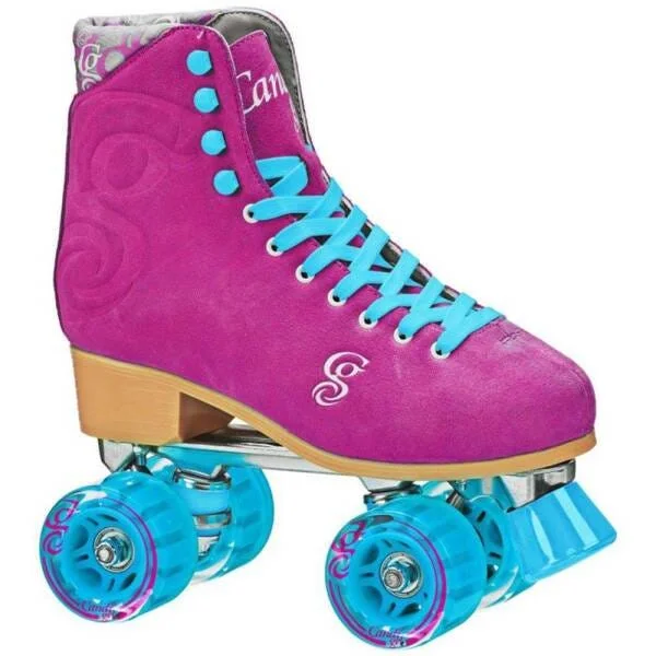 Patins Fila Quad Derby Candi Carlin Raspberry Feminino - 35 ...