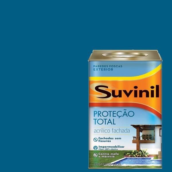 Tinta Emborrachada Suvinil Azul-profundo 18lts | MadeiraMadeira