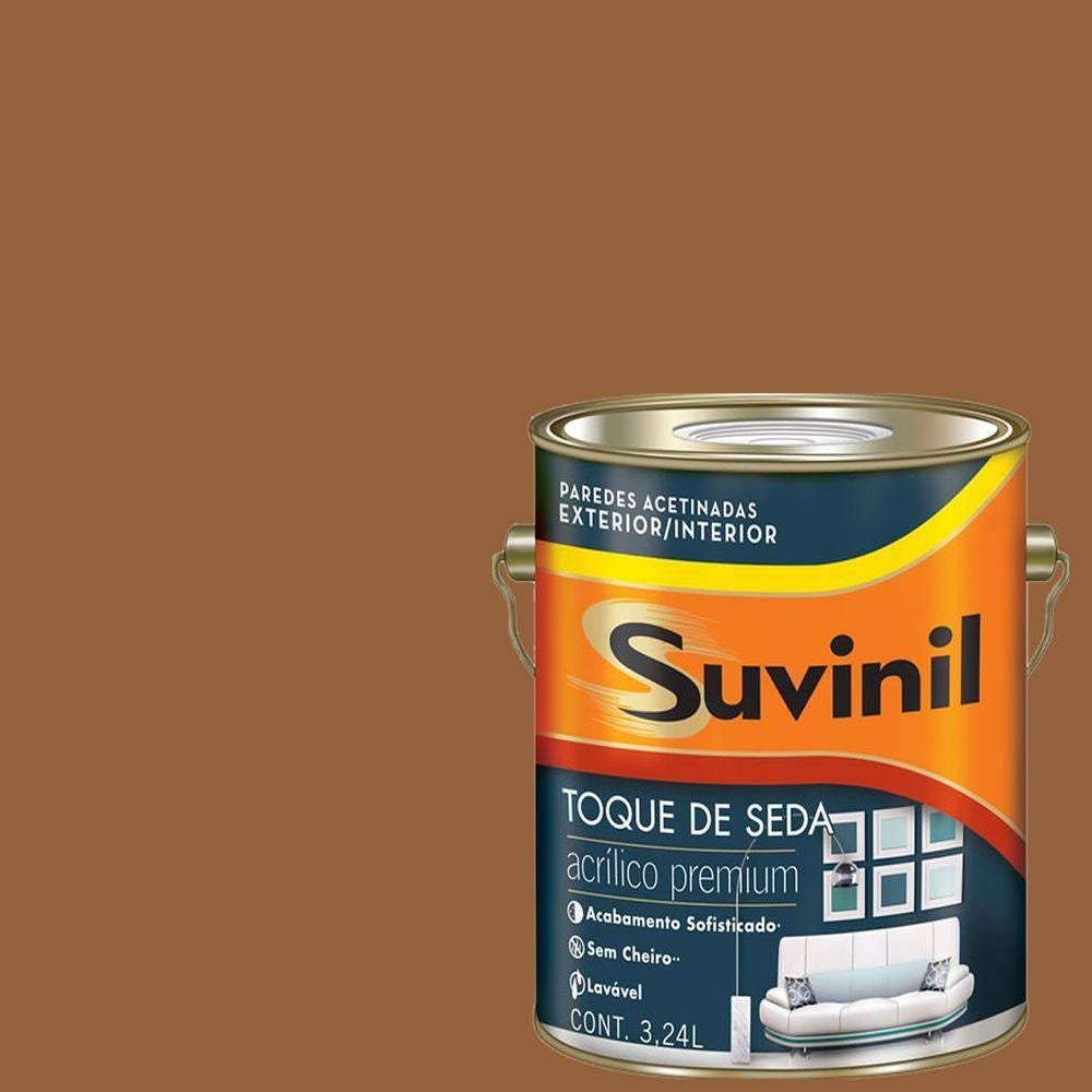 Tinta Acrílica Acetinada Suvinil Marrom Conhaque 3 | MadeiraMadeira