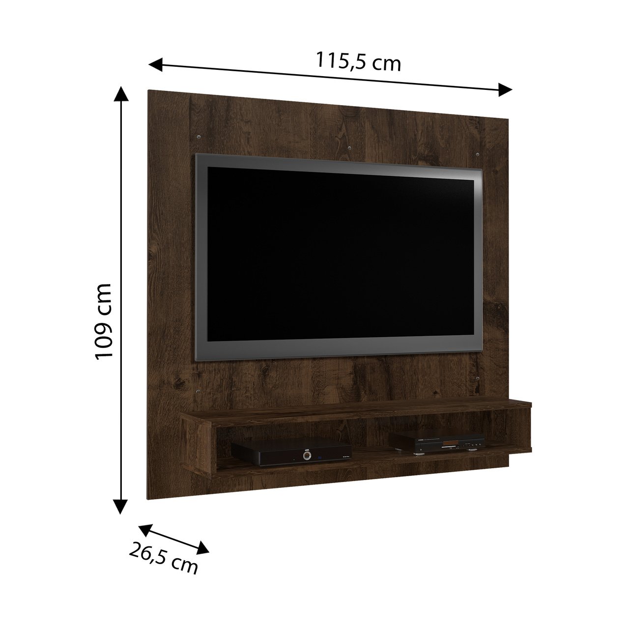 Painel para TV até 47 Polegadas Níquel | MadeiraMadeira