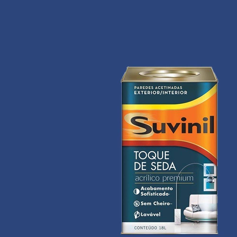 Tinta Acrílica Acetinada Suvinil Azul-real 18lts | MadeiraMadeira