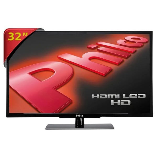 TV LED Smart 32 Polegadas Ph32U20Dsgw Philco, Hd, Wi - Fi, 3 Hdmi, USB, Receptor DTVi e Surround ...