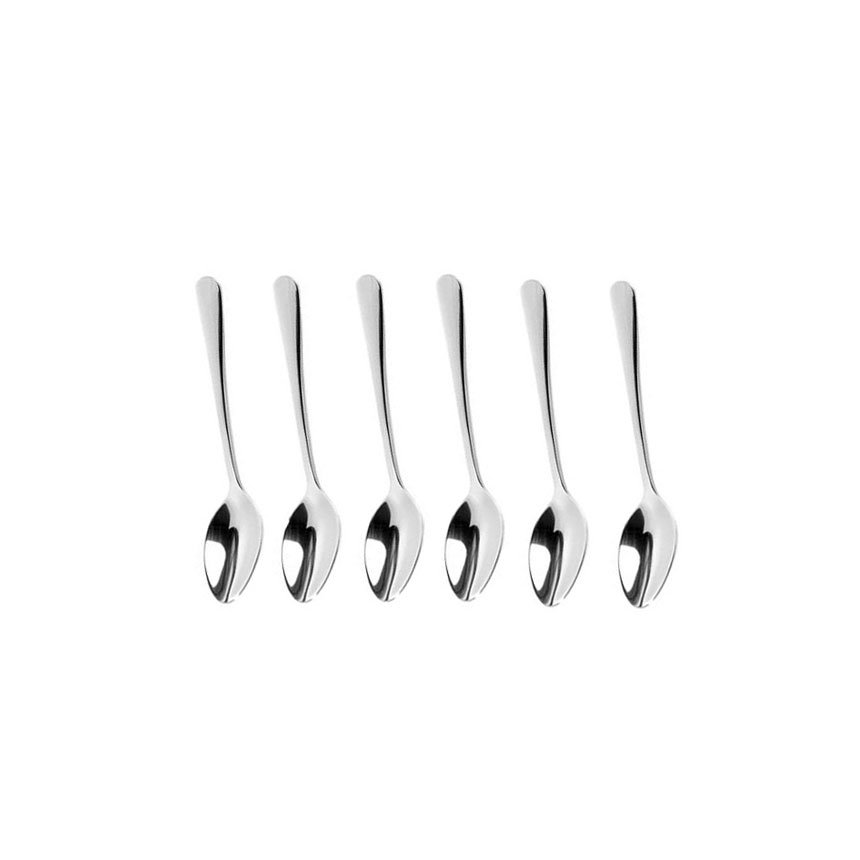 Colher de Cha Inox Resistente Restaurante Buffet Elite 6un | MadeiraMadeira