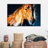 Tela Decorativa Abstrato Cavalo Médio | MadeiraMadeira