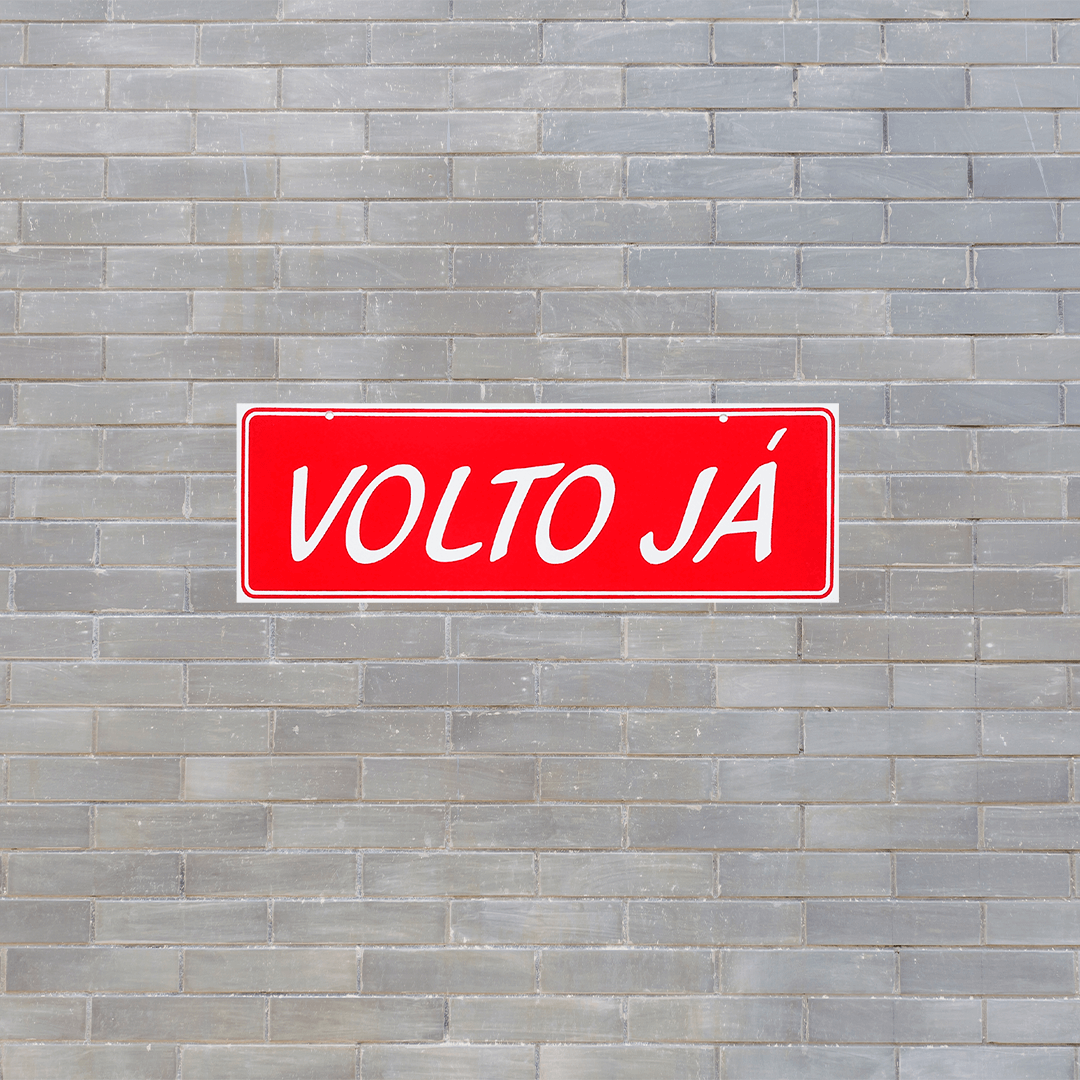 Combo 3 Placas De Sinalização Volto Já 30x10 Acesso - P-26/1 F9e ...