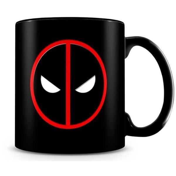 Caneca Personalizada Deadpool (100% Preta) | MadeiraMadeira
