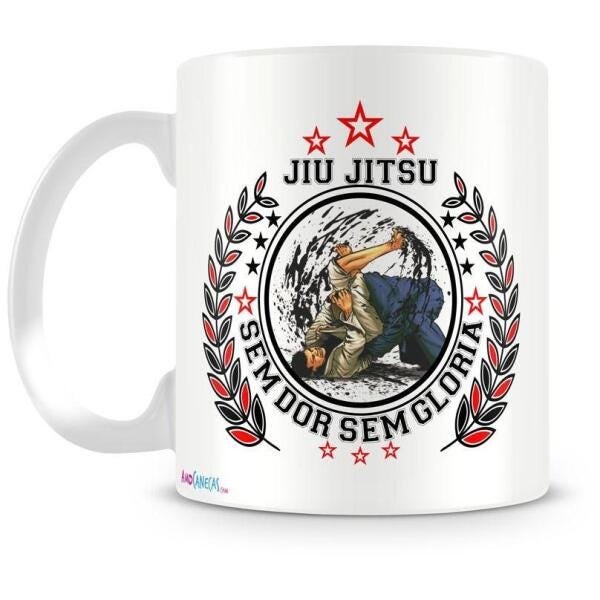 Caneca Personalizada Jiu Jitsu | MadeiraMadeira
