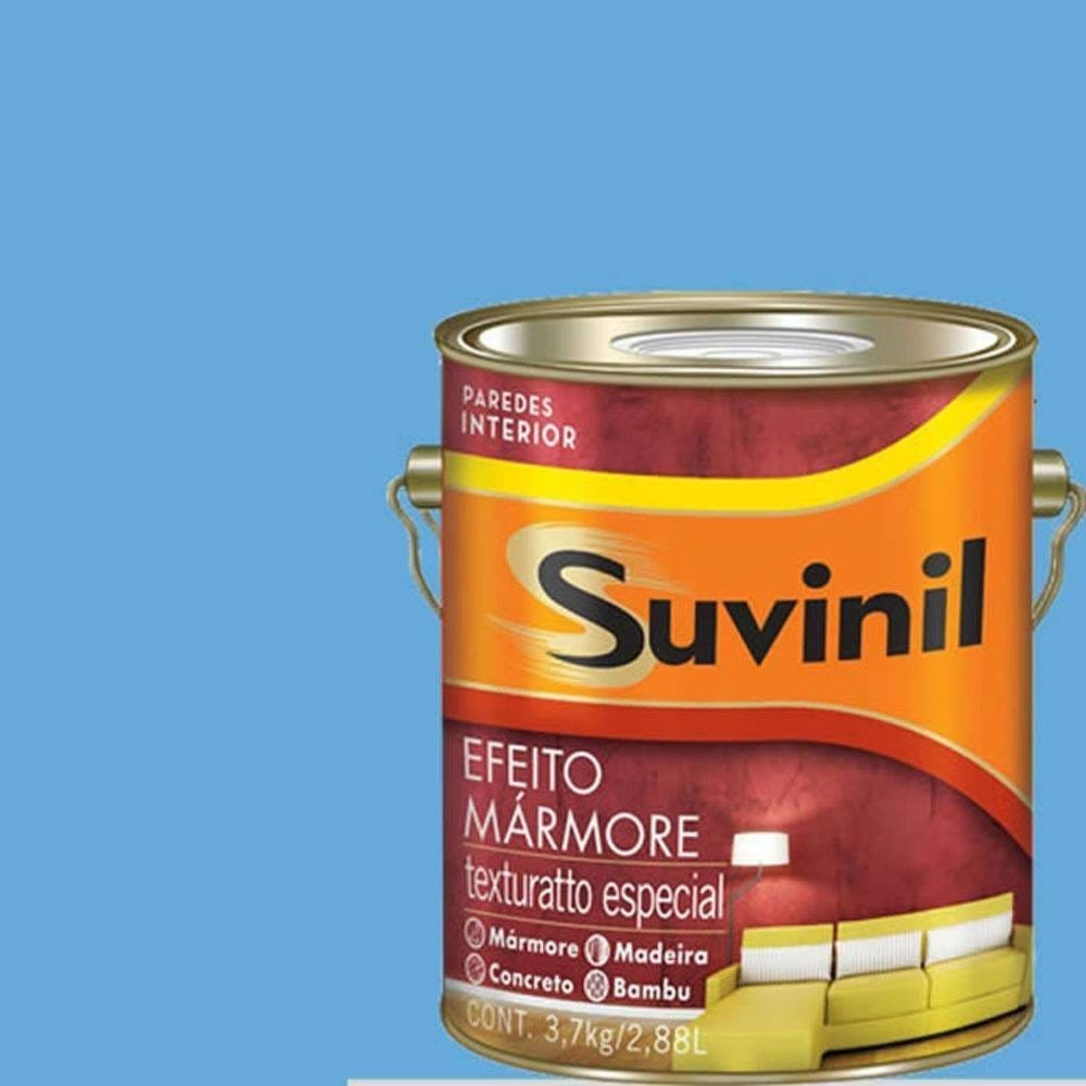 Texturatto Efeito Mármore Suvinil Azul Royal 2.88lts | MadeiraMadeira
